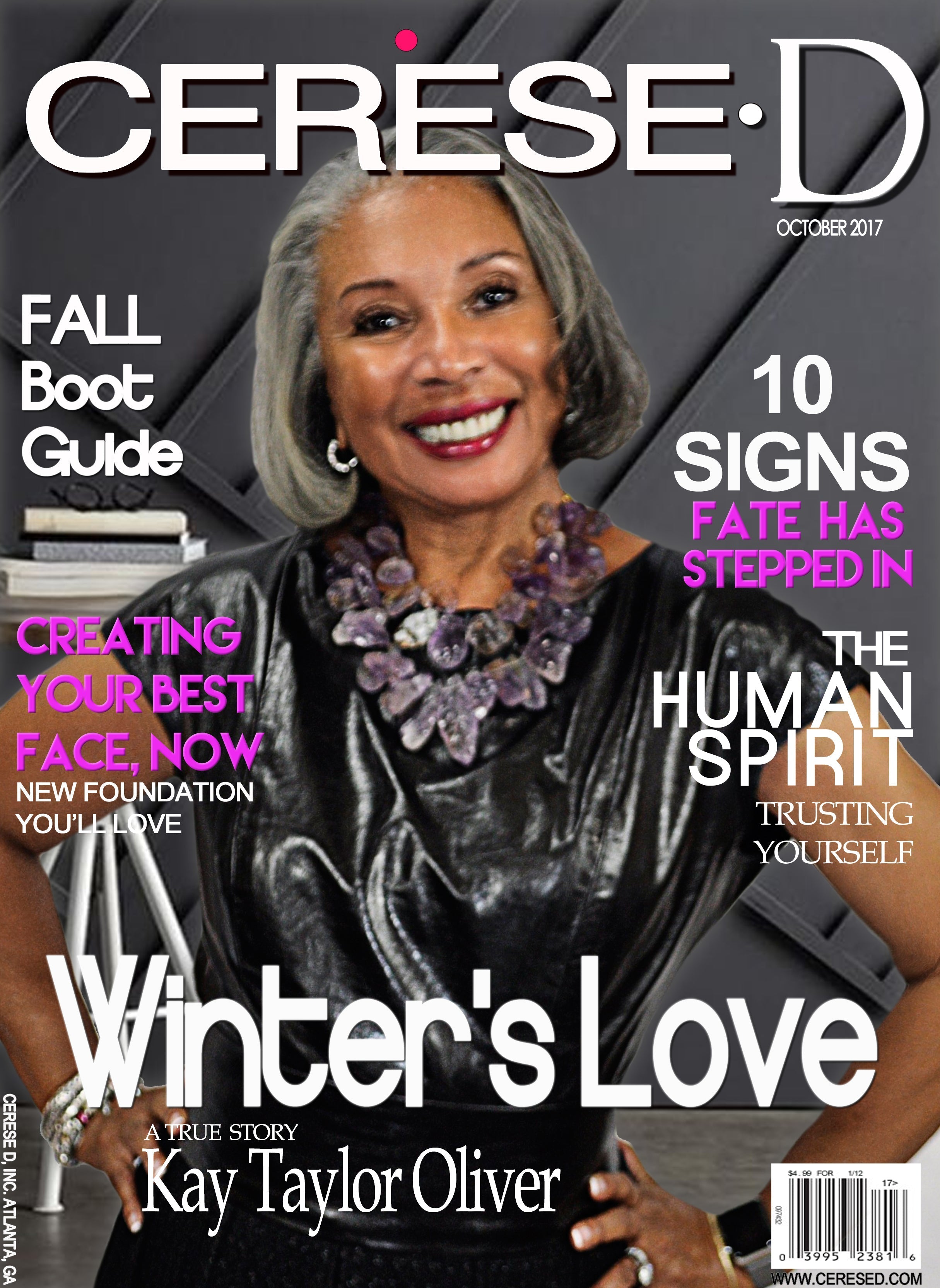 October 2017: Dr. Kay Taylor Oliver – Cerese D Magazine